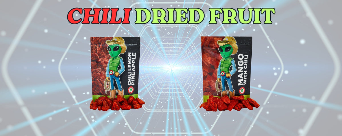 Chili Dried Fruit | Alien Fresh Jerky | Alien Themed Snacks