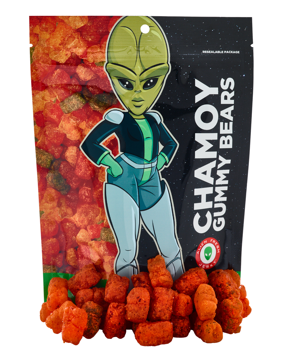 Chamoy Gummy Bears – Alien Fresh Jerky